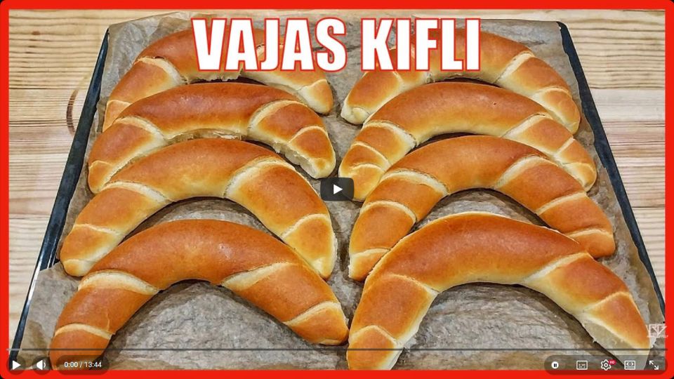 Vajas kifli - RG Konyhája